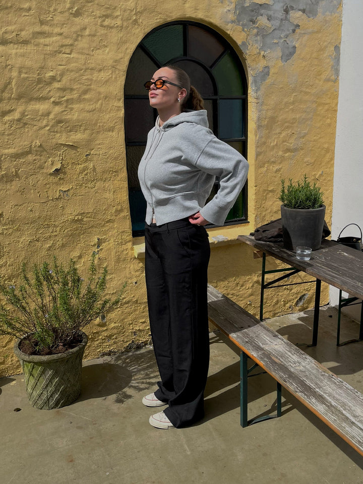 Preloved Nora Low Waist Pants - Black